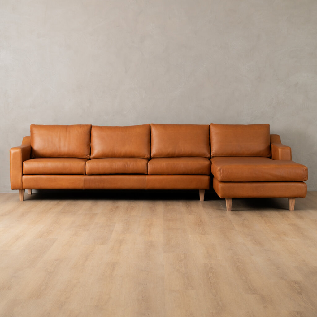 Douglas 3-Seater Leather Couch For Sale | Incanda