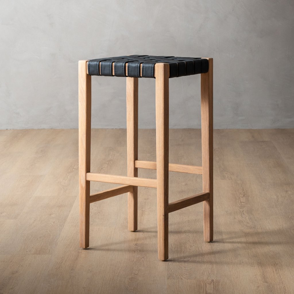 Coraline Fabric Counter Bar Chair - Fossil | Incanda Furniture