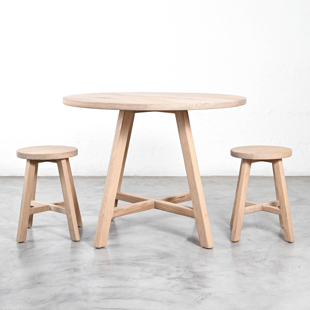 8-Seater Kitchen Dining Table (2.1m) - Oak | Incanda Furniture