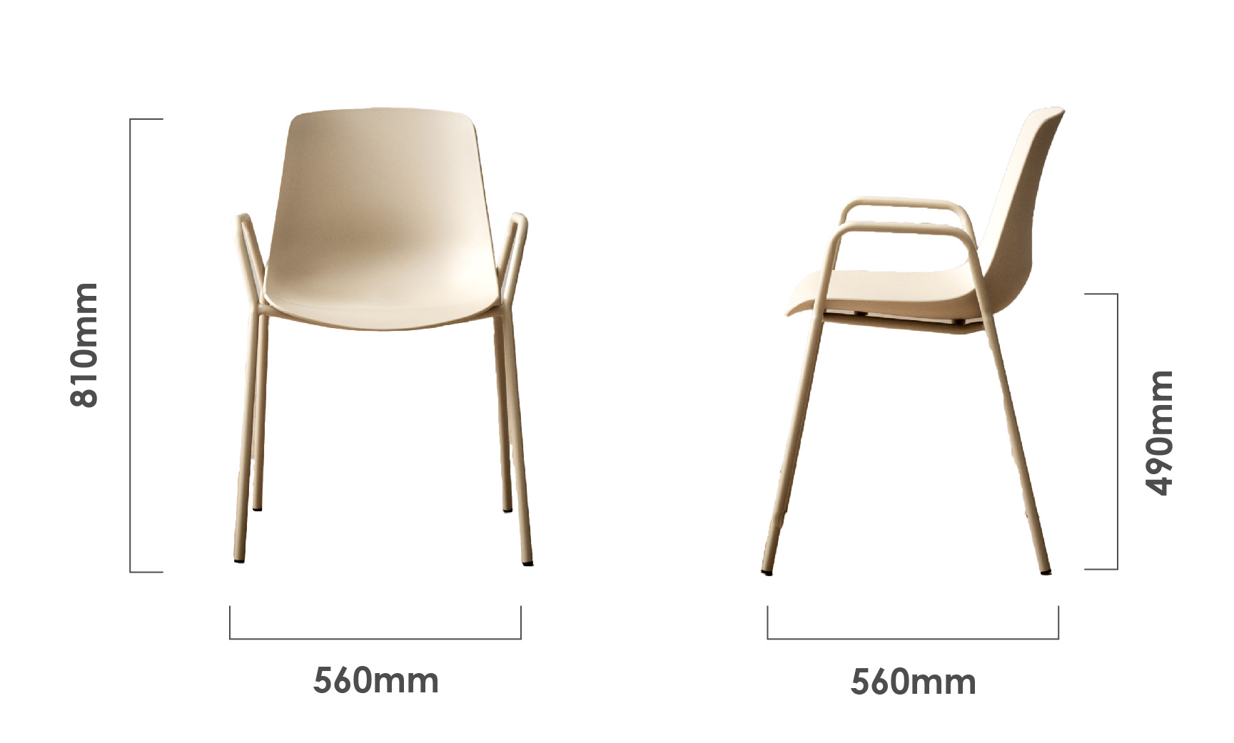 Salt Dining Chair - Sand | Incanda Furniture