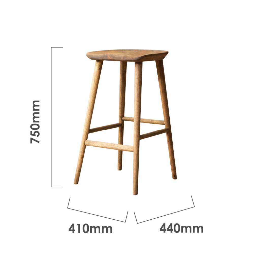 Senova Tall Bar Stool - Drift | Incanda Furniture